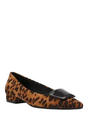 Anne Klein Crawford Pointed Toe Flat - Leopard