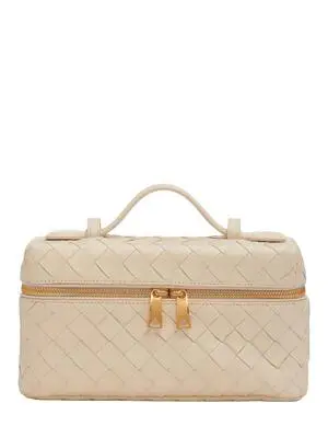 BOTTEGA VENETA Bottega Veneta Intrecciato Suede Vanity Case