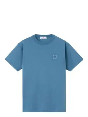 Stone Island Short Sleeve Compass Logo Ghost T-shirt - Steel Blue