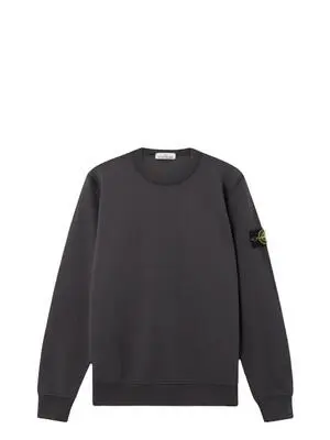 Stone Island Felpa Crewneck Sweatshirt - Lead Grey