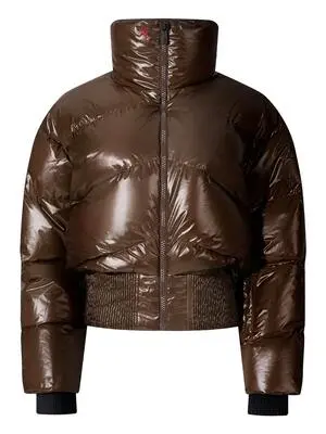Perfect Moment Aureta Down Bomber Jacket Brown-lakke