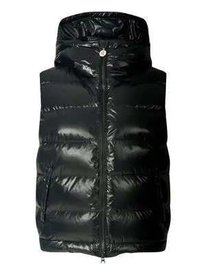 Perfect Moment Polar Flare Down Gilet - Black