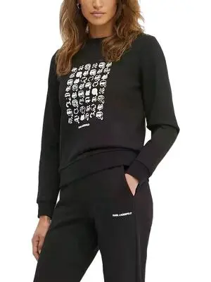 Karl Lagerfeld Graphic-print Sweatshirt - Black