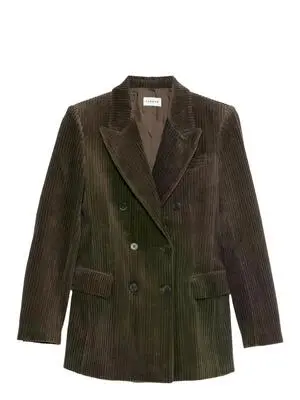P.A.R.O.S.H Double-Breasted Corduroy Blazer