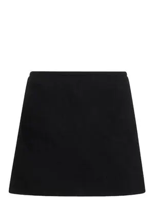 Patou A-line Mini Skirt - Black