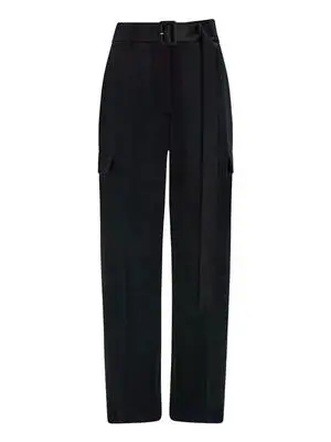 SALVATORE FERRAGAMO Belted Trousers