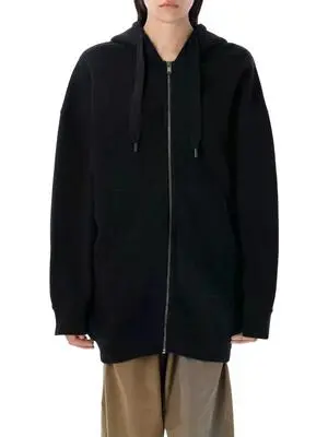 MARANT ETOILE Hooded Zip-up Top - Black