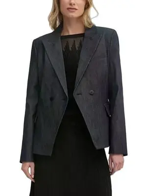 Dkny Double-breasted Blazer - Blue
