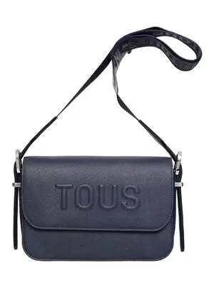 TOUS Brenda Embossed Logo Satchel - Blue