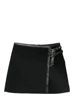 Liu Jo Buckled Mini Skirt - Black