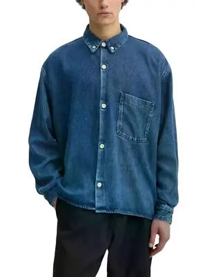WON HUNDRED Denim Button-down Shirt - Blue