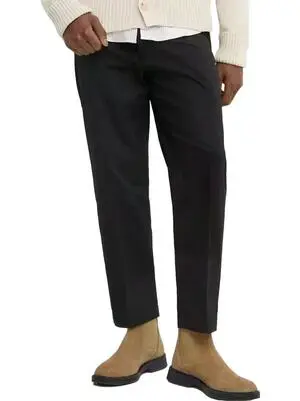 BOSS Logo-embroidered Trousers - Black