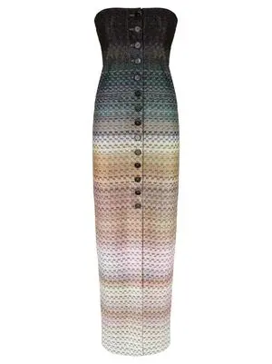 Missoni Button-front Maxi Dress - Grey