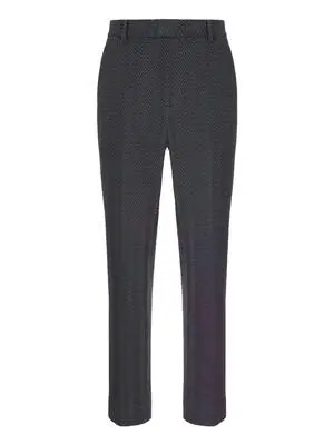 Missoni Herringbone Straight-leg Trousers - Grey