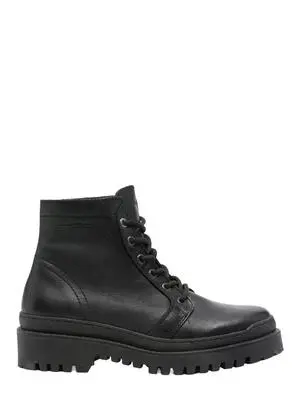 Marc O'polo 55mm Lace-up Leather Boots - Black