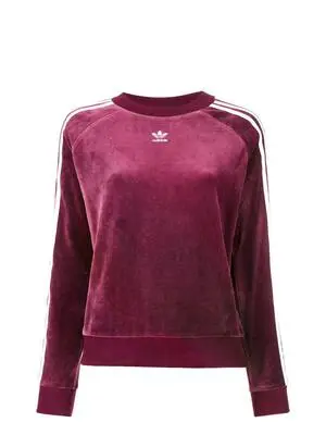 Adidas Tri-stripe Sweatshirt - Red