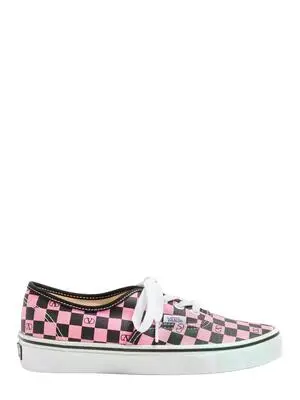 Valentino Garavani Vlogo Checkerboard-print Sneakers - Pink
