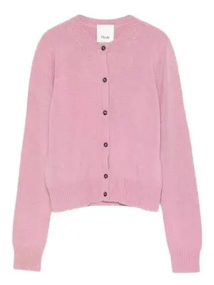 ALLUDE Button-Front Cashmere Cardigan