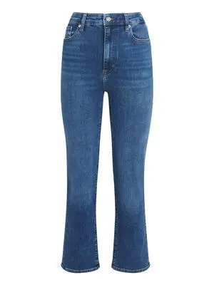 FRAME The Pencil Crop Slim Jeans - Blue