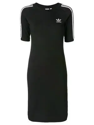 Adidas Originals 3-stripes T-shirt Dress - Black