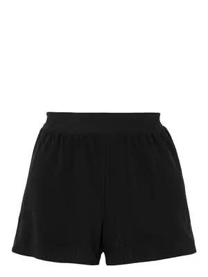 On Stretch-mesh Slim Leg Shorts - Black