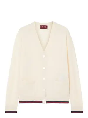 GUCCI Cashmere And Silk-Blend Cardigan
