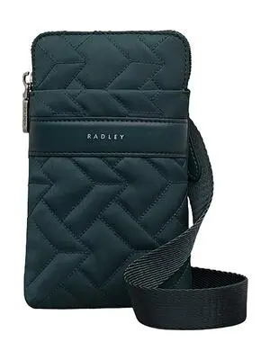 RADLEY Holland Park Quilt Phone Crossbody Bag - Teal