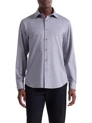 Bugatchi James Ooohcotton® Button-up Shirt - Platinum