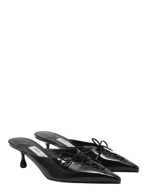 JIMMY CHOO Scarlett 50 Mule Pumps - Black