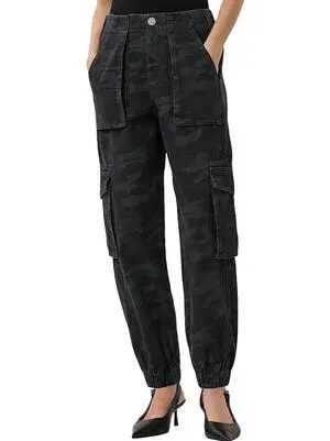 ALLSAINTS Freda Cargo Ankle Tapered Jeans - Camo Ink Blue