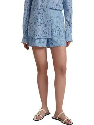 Ted Baker London Meriosh Lace Shorts - Light Blue