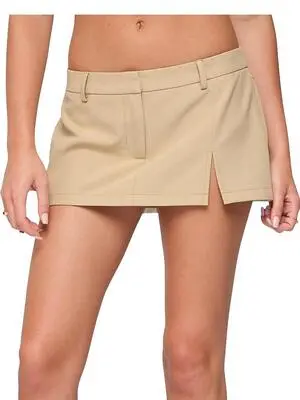 EDIKTED Tailored Mini Skort - Beige
