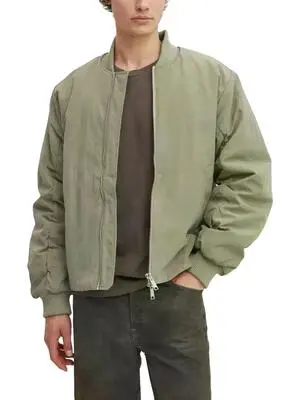 WON HUNDRED Quilted Bomber Jacket - Green