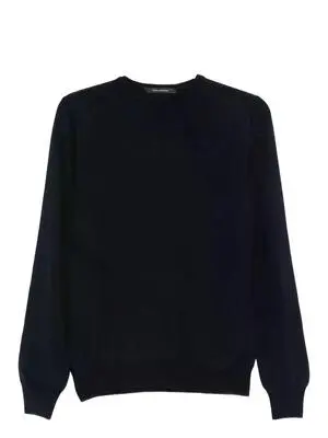 Tagliatore Virgin Wool Sweater - Blue