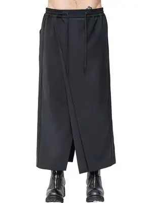 DEVOA Wrap-front Drawstring Trousers
