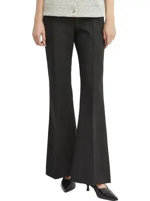 Day Birger Et Mikkelsen Split-hem Flared Trousers - Black