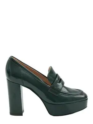 GIANVITO ROSSI 105mm Penny-strap Pumps - Green