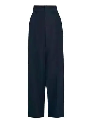 Vince Straight Leg Trousers - Blue