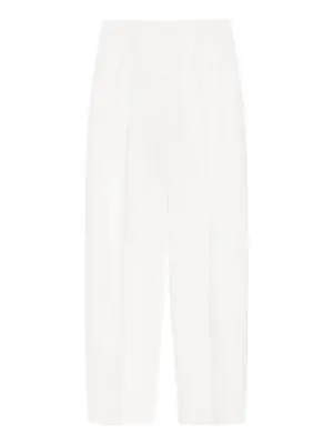 Givenchy Pleated Wool Trousers - White
