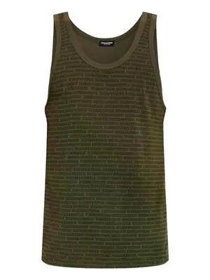 Dsquared2 Logo-print Tank Top - Green