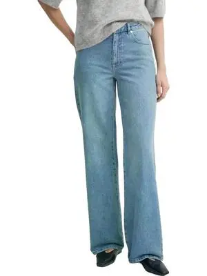 GESTUZ Wide Leg Jeans - Blue