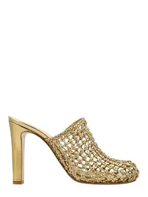 FERRAGAMO High-heeled Mules - Gold