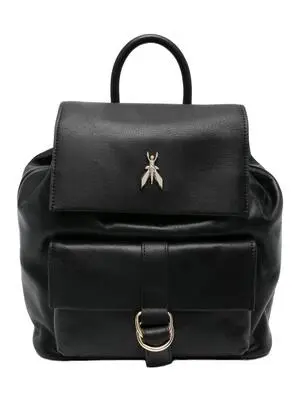 Patrizia Pepe Flap Backpack - Black