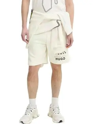 Hugo Logo-print Shorts - White