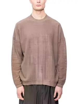 DEVOA Textured-knit Pullover - Brown