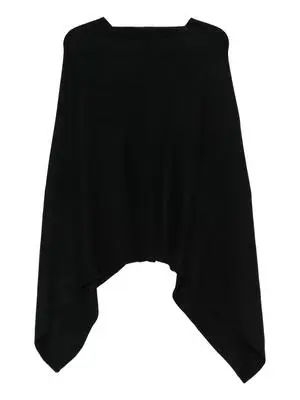 Eric Bompard Cashmere Poncho - Black