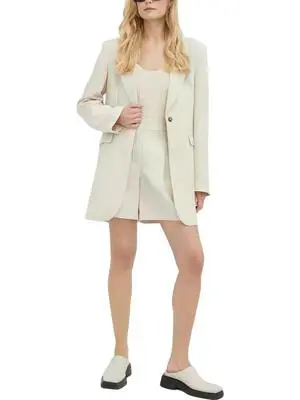 HERSKIND Single-breasted Blazer - Neutrals