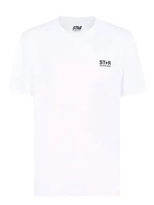 GOLDEN GOOSE Logo-Print T-Shirt White