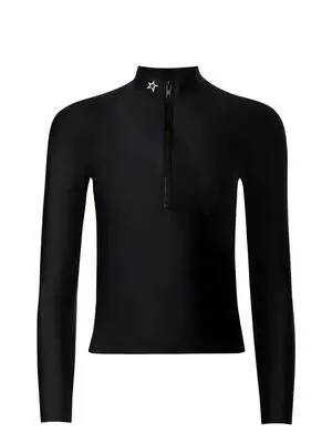 Perfect Moment Tempest Rash Guard Top - Black