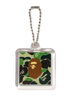 A BATHING APE Abc Camo Keychain - Green
